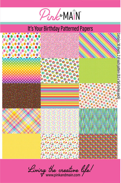 It'S Your Birthday Paper Pack 8.5X5.5 – Bumbleberry Papercrafts Ltd