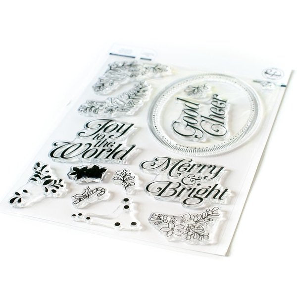 Merry and Bright Frame stamp set - RETIRING – Bumbleberry Papercrafts Ltd