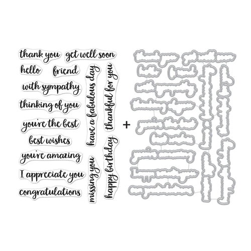 Friendly Messages Bundle (E) – Bumbleberry Papercrafts Ltd