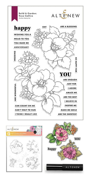 Build-A-Garden: Rosa Gallica & Add-on Die Bundle – Bumbleberry ...