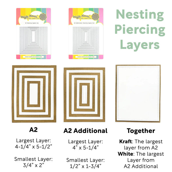 A2 Additional Piercing Layers Die – Bumbleberry Papercrafts Ltd