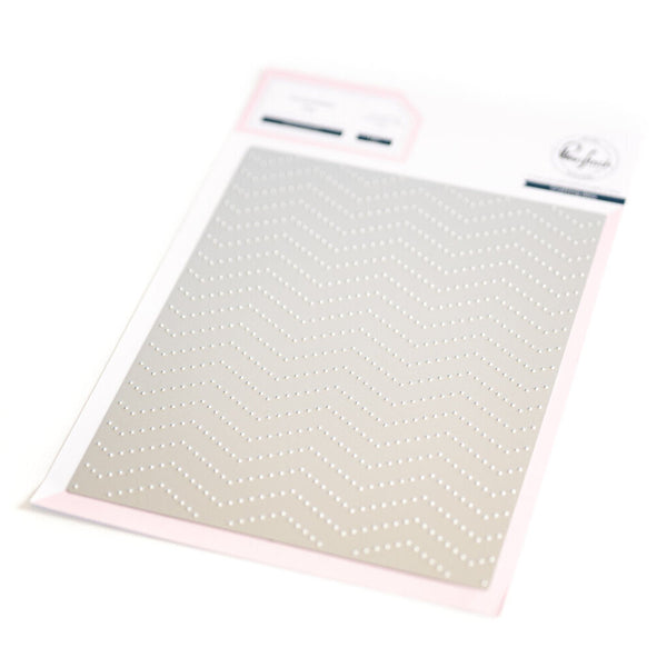 Dotted Chevron coverplate die – Bumbleberry Papercrafts Ltd