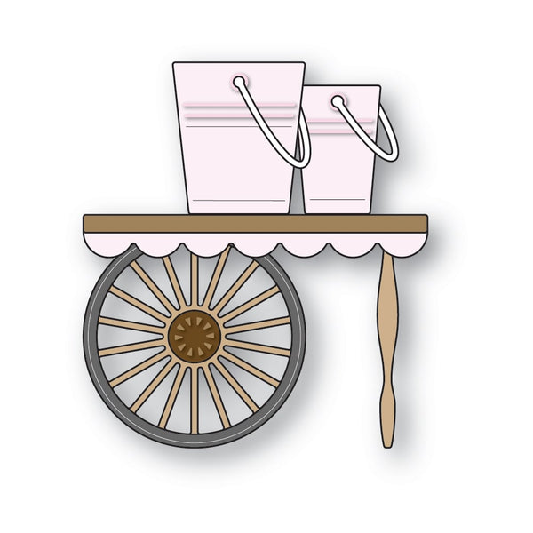 Corner Shoppe Wooden Cart – Bumbleberry Papercrafts Ltd