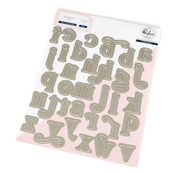 Jody Lowercase Alpha die – Bumbleberry Papercrafts Ltd