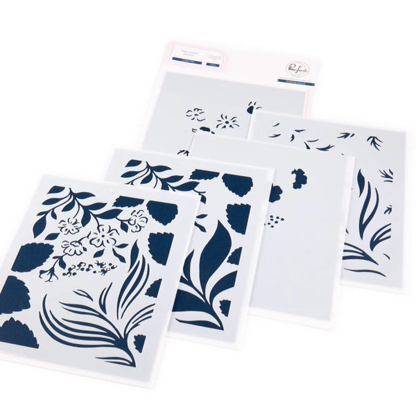 Foliage Flair stencil – Bumbleberry Papercrafts Ltd