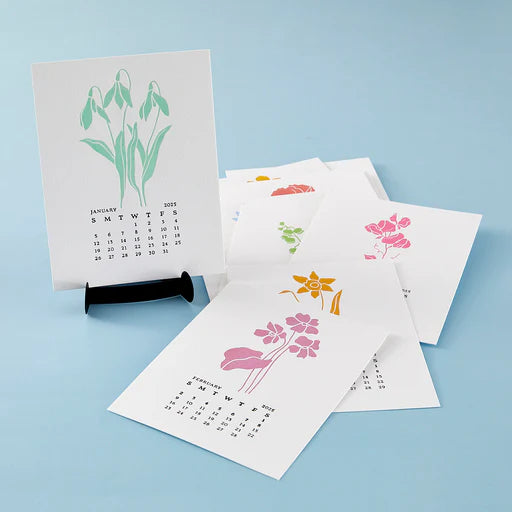 2025 DIY Calendar Press Plates from the Florals Through the Year Colle ...