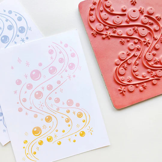Blissful Bubbles Background Rubber Stamp – Bumbleberry Papercrafts Ltd