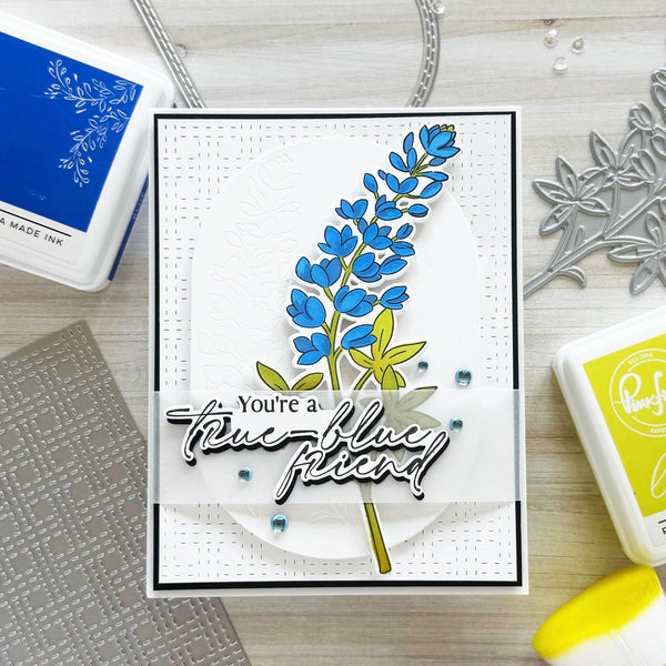 Bluebonnet Bliss Stencil – Bumbleberry Papercrafts Ltd