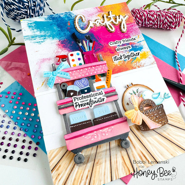 Crafty Friends 6x6 Stamp Set – Bumbleberry Papercrafts Ltd