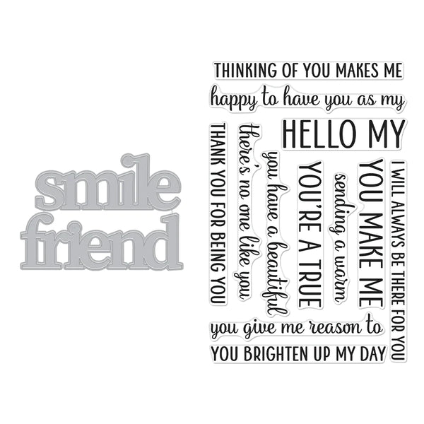 Smile Friend Stamp & Cut XL – Bumbleberry Papercrafts Ltd