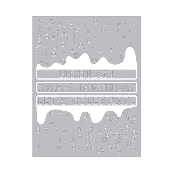 Hooray Birthday Cover Plate (F) – Bumbleberry Papercrafts Ltd