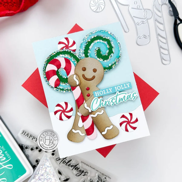 Peeking Gingerbread Man Fancy Die – Bumbleberry Papercrafts Ltd