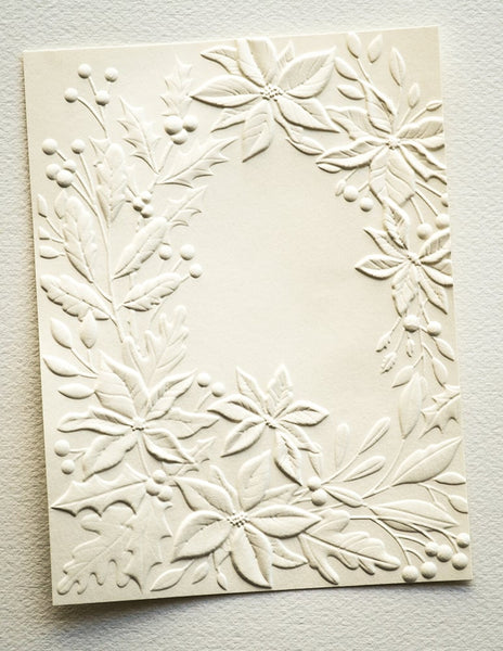 Poinsettia Corner 3D Embossing Folder and Dies – Bumbleberry ...