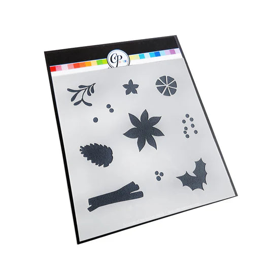 Greenery of the Season Stencil – Bumbleberry Papercrafts Ltd