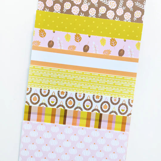 Hall of Fall Patterned Paper – Bumbleberry Papercrafts Ltd