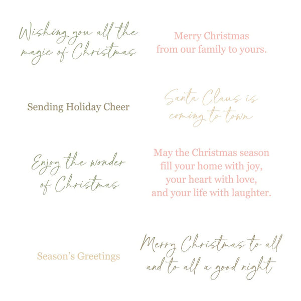 Wonder Of Christmas 4x4 Stamp Set – Bumbleberry Papercrafts Ltd
