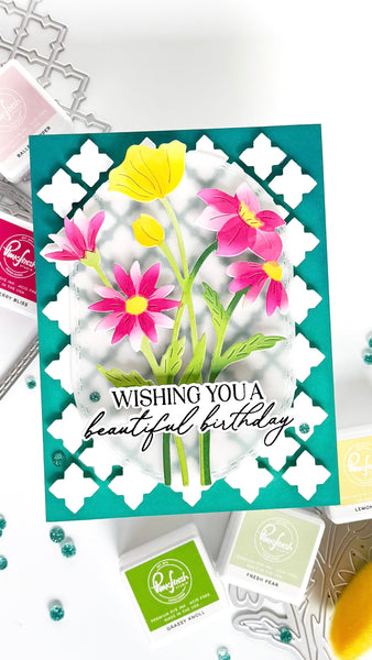 Wildflower Elegance Stencil – Bumbleberry Papercrafts Ltd