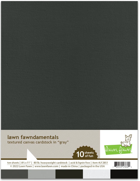 Textured Canvas Cardstock - Gray – Bumbleberry Papercrafts Ltd