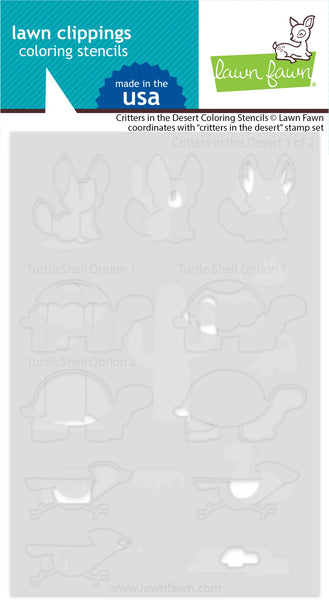Critters in the Desert Coloring Stencils – Bumbleberry Papercrafts Ltd