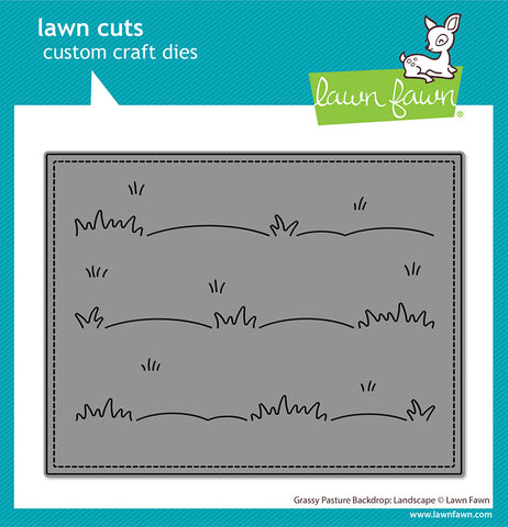 Grassy Pasture Backdrop: Landscape – Bumbleberry Papercrafts Ltd