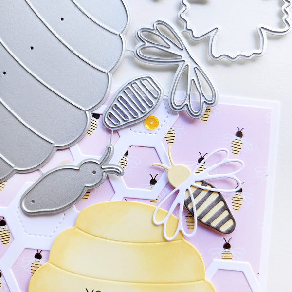 Oh Bee Hive Dies – Bumbleberry Papercrafts Ltd
