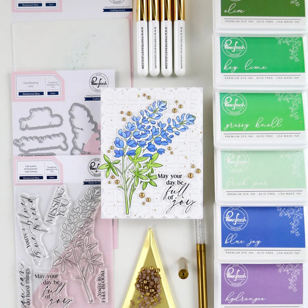 Bluebonnet Bliss Stamp – Bumbleberry Papercrafts Ltd