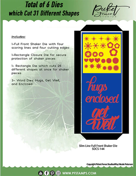 Slim Line Full Front Shaker Die* – Bumbleberry Papercrafts Ltd