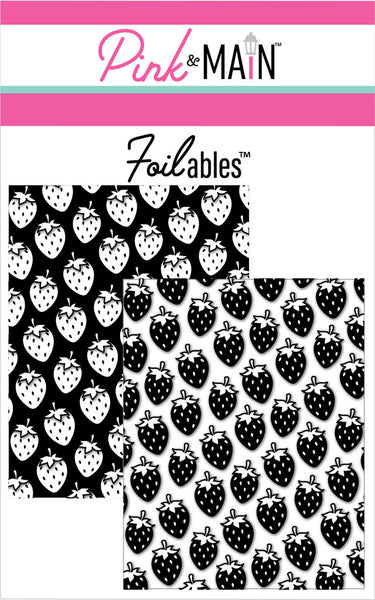 Strawberries Foilables Panels (2 Designs) – Bumbleberry Papercrafts Ltd