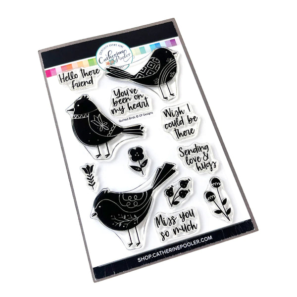 Quilted Birds Stamp Set – Bumbleberry Papercrafts Ltd