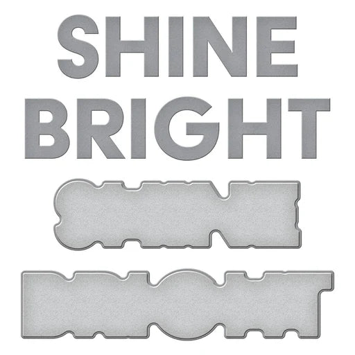 Shine Bright Etched Dies from the Shine Bright Collection by Carissa W ...