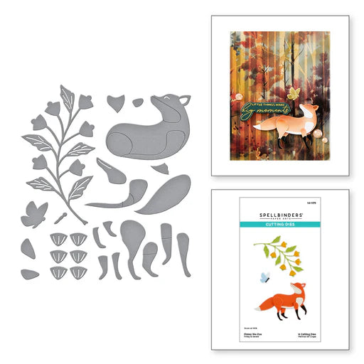 Finley the Fox Etched Dies from the Woodland Tales Collection ...