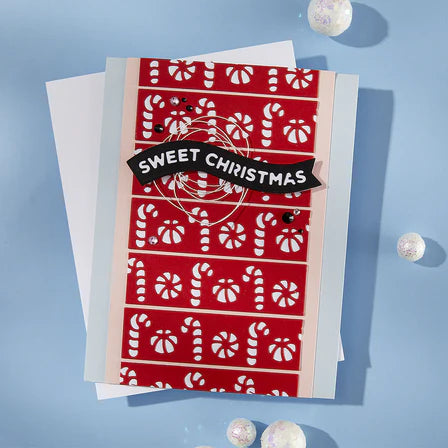 Sweet Borders Etched Dies from the Candy Christmas Collection by Stamp ...
