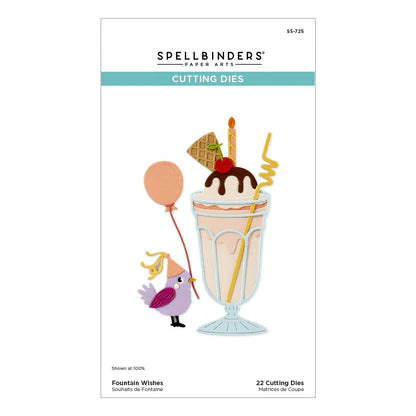 Fountain Wishes Etched Dies from the Happier Hour Collection ...