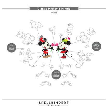 Steamboat Willie Duo Etched Dies from the Say Cheese Classic Mouse Col ...