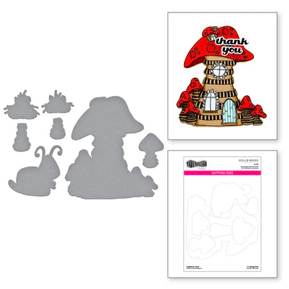 Toadstool Tales Etched Dies for Coordinating Stamp Set by Dyan Reavele ...