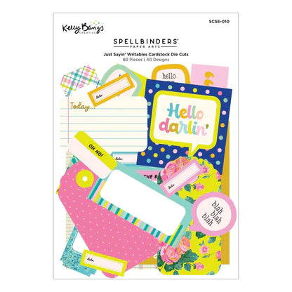 Just Sayin' Writable Die Cuts from the Just Sayin' Collection by Kelly ...