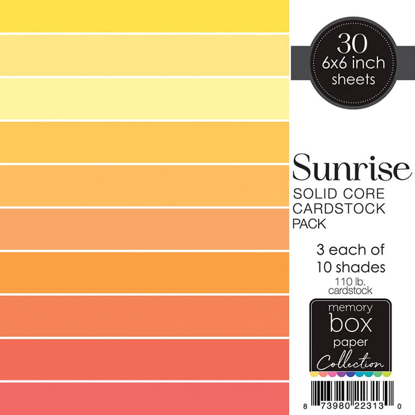 Sunrise 6x6 pack – Bumbleberry Papercrafts Ltd