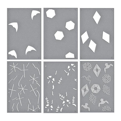 Layered Flying Kites Stencil from the Sky's the Limit Collection by Si ...