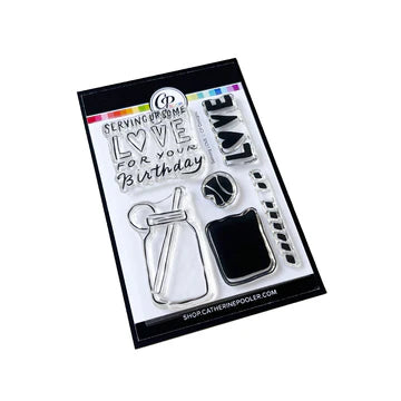 Serving LOVE Stamp Set 3x4 – Bumbleberry Papercrafts Ltd