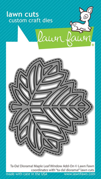 Ta-Da! Diorama! Maple Leaf Window Add-On Die – Bumbleberry Papercrafts Ltd