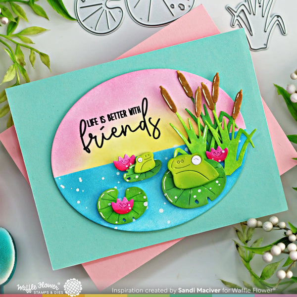 Pond with Lily Pads Die – Bumbleberry Papercrafts Ltd