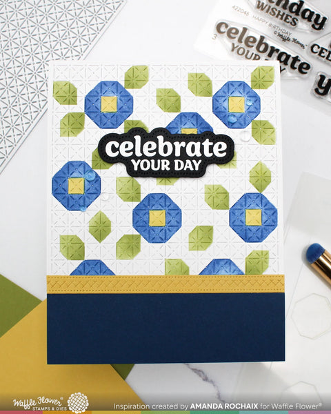 Happy Birthday Piercing Matching Die – Bumbleberry Papercrafts Ltd