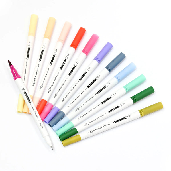 Tahitian Terrace Dual Tip Pens (Water-based) – Bumbleberry Papercrafts Ltd
