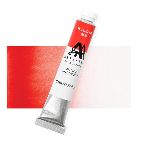 Artists' Watercolor Tube - Toluidine Red - (PR.3)* – Bumbleberry ...