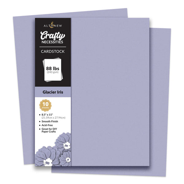 Crafty Necessities: Glacier Iris Cardstock (10 sheets/set ...