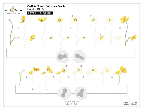 Craft-A-Flower: Buttercup Bunch Layering Die Set – Bumbleberry ...
