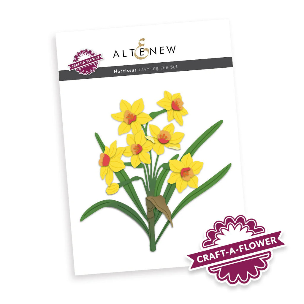 Craft-A-Flower: Narcissus Layering Die Set – Bumbleberry Papercrafts Ltd