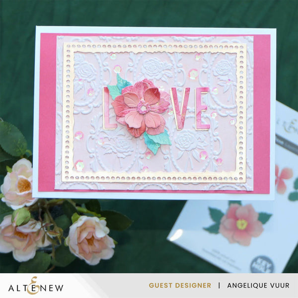Cute Open Rose Layering Die Set – Bumbleberry Papercrafts Ltd