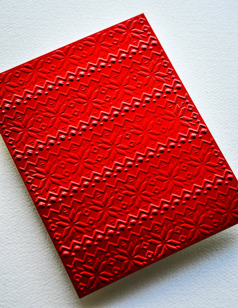 Winter Knit 3D Embossing Folder – Bumbleberry Papercrafts Ltd