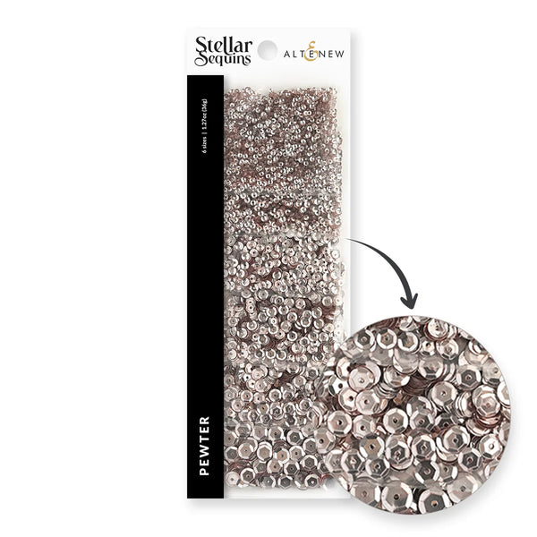 Stellar Sequins - Pewter – Bumbleberry Papercrafts Ltd